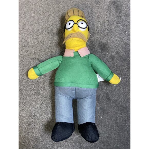 Nanco | Toys | The Simpsons Ned Flanders Plush Toy Doll 207 Nanco Label ...